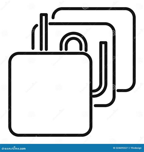 Cpu Chipset Icon Showing Computing Power Vector Illustration CartoonDealer Com