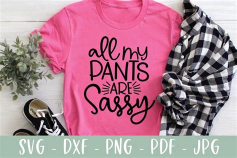 All My Pants Are Sassy Funny Saying Svg