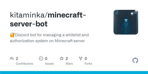 Github Kitaminka Minecraft Server Bot 🔐discord Bot For Managing A
