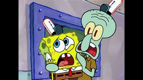 Squidward Screaming At Spongebob
