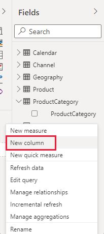 Tutorial Create Calculated Columns In Power Bi Desktop Power Bi Microsoft Learn