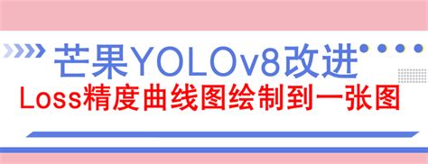 芒果yolov8改进：写作篇：新增yolov8的实验对比loss指标，即插即用，将多种改进算法的loss精度曲线图绘制到一张图上，便于获取更多