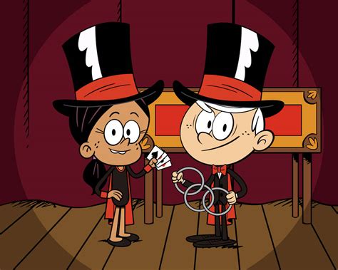 Lincoln And Ronnie Anne Magicians By Corbinace On Deviantart