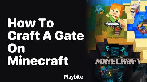 How To Craft A Gate On Minecraft A Simple Guide Playbite