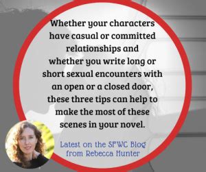 Three Tips For Writing Better Sex Scenes From Romance Author Rebecca Hunter San Francisco