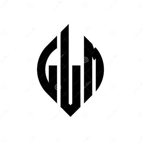 Llm Circle Letter Logo Design With Circle And Ellipse Shape Llm Ellipse Letters With