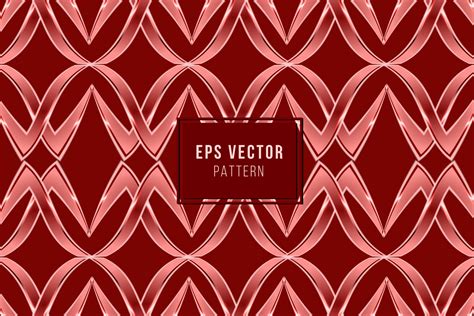 Geometric Background Pattern Seamless Abstract Red Color Vector Red Background Design 16269601