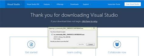 Installation Steps For Visual Studio Community Edition 2015