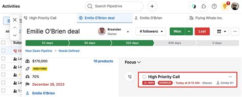Activity Priority Labels Knowledge Base Pipedrive