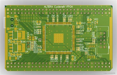 基于ep4ce10e22c8n设计cyclone4e 最小系统核心开发板板硬件（原理图pcb）工程文件，ad09设计的硬件工程文件ep4ce10e22c8n核心板资料 Csdn博客