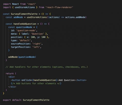 Creating Surveys By Using React Flow As A User Interface