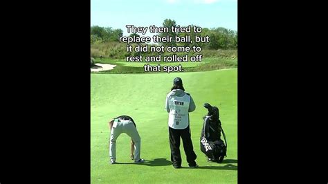 Player Fails To Replace Ball On Correct Spot Golf Rules Explained