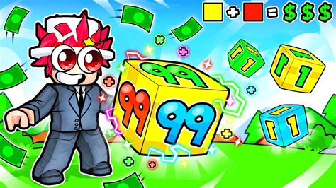 I Got Max Level Block In Merging Simulator Youtube