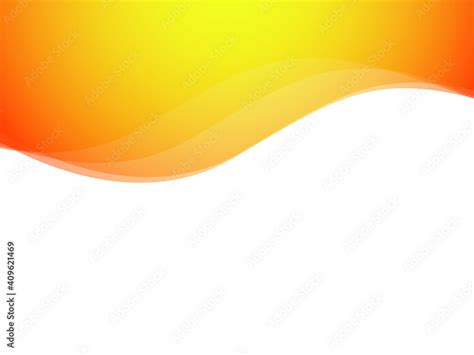 Abstract Curve Background Orange Waves Curves Design With Copy Space