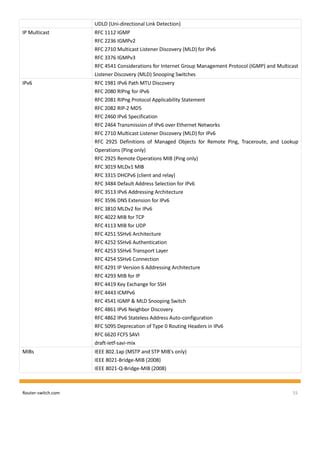 Aruba 2920 Switch Series Data Sheet PDF