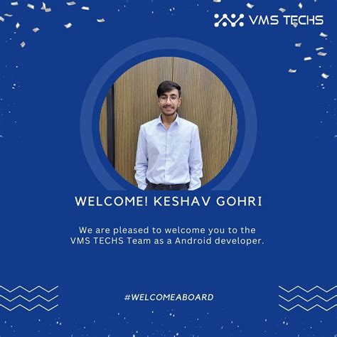 Vms Techs On Linkedin Vmstechs Androiddeveloper Technology Newjoinee Welcome