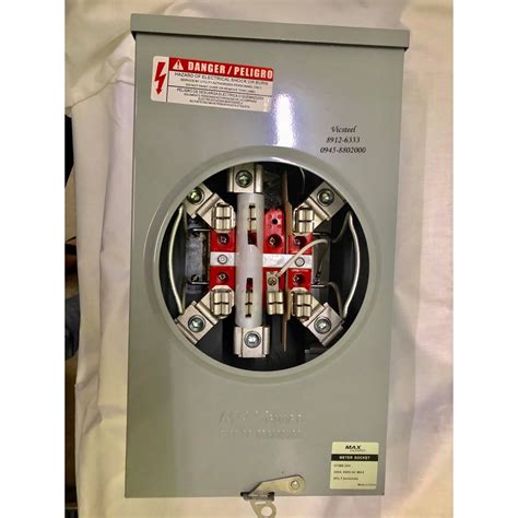 Meter Base 7 Jaws 2 Rectangle Max 200 Amp Shopee Philippines