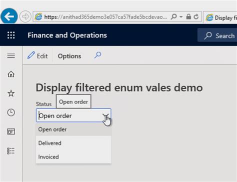 Filter Enum Values In Form Lookup D365 Foax Anitha Eswaran Dynamics Ax