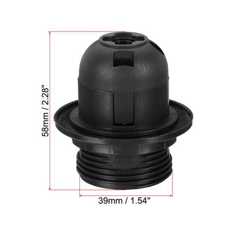 Uxcell E26e27 Screw Thread 24mm Light Socket Retro Led Bulb Lamp