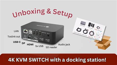 this kvm switch is built with a docking station product av access