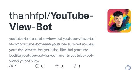 github thanhfpl youtube view bot youtube bot youtube view bot