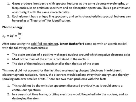 Discrete Energy Levels Physics Hl Onymous