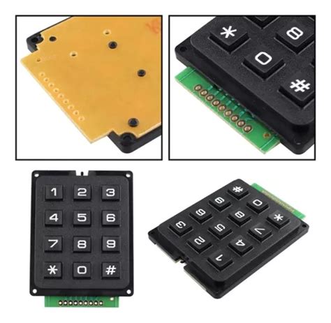 Teclado Matricial Rígido De 4x3 Caracteres Arduino Pic Avr En Venta En Pachuca De Soto Hidalgo