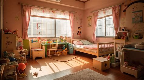 모든 목재 가구와 분홍색 벽이 있는 어린이 방 어린이 방 고화질 사진 사진 재산 배경 일러스트 및 사진 무료 다운로드 Pngtree