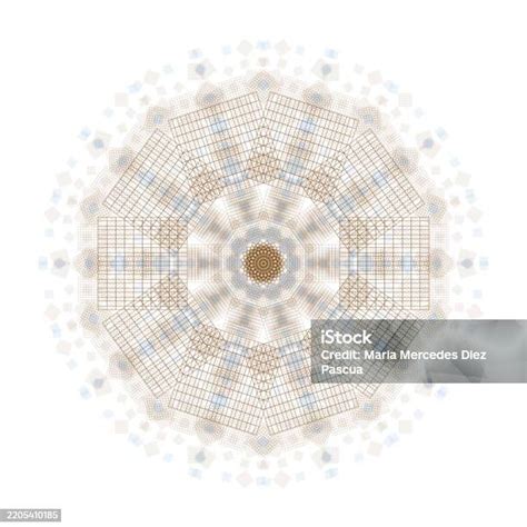 갈색과 파란색 사각형과 원의 패턴이 흰색 배경에 표시됩니다 사각형과 원은 다양한 크기와 색상으로 제공됩니다 0명에 대한 스톡 벡터 아트 및 기타 이미지 Istock