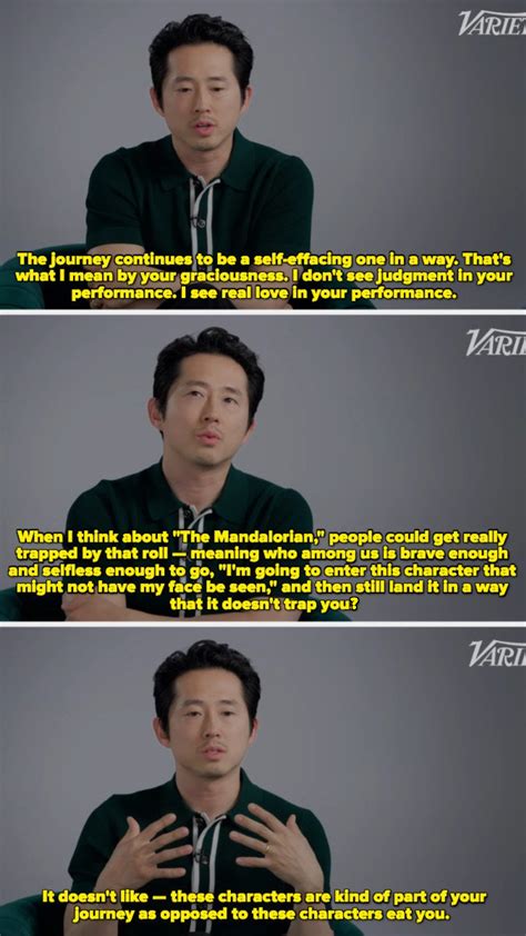 Pedro Pascal Steven Yeun Get Candid On Actors On Actors