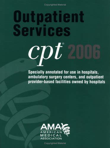 Outpatient Services CPT Current Procedural Terminology CPT Hospital Outpatient