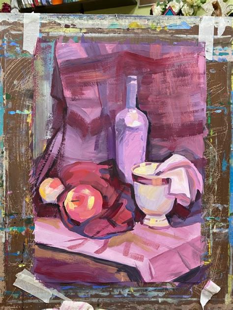 Академическая живопись настюрморт Живопись гуашью Живопись Акварельные проекты