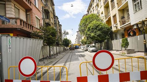 Ремонт променя движението в центъра на София Новини бг