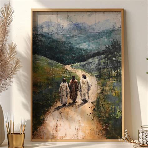Road To Emmaus Wall Art Etsy