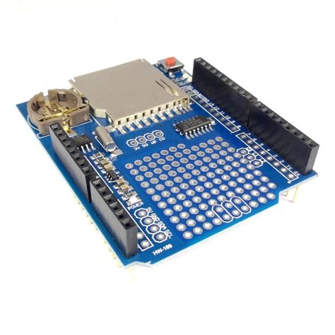 shield data logger rtc ds1307 slot sd arduino uno rejestrator danych