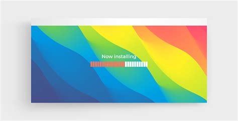 Loading Process Screen Installing App Or Software Progress Loading Bar Abstract Background With