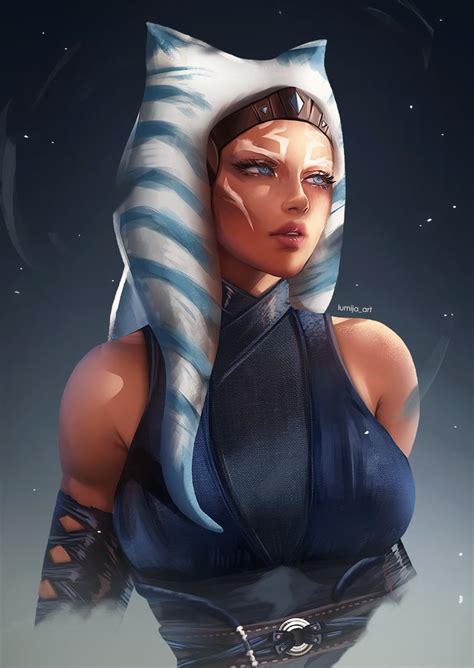 Ahsoka Tano Star Wars Drawn By Lumija Danbooru