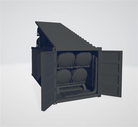 Stl File 20ft Vls Club K Container 🪖・3d Printable Model To Download・cults