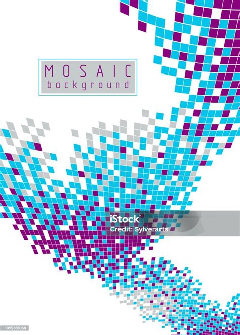 그레이트 기하학적 3d 모자이크 예술의 예술적인 그림 복사 공간 제목 및 텍스트 레이아웃을 위한 템플릿으로 추상 벡터 배경 안내 책자 잡지 광고 배너 포스터에 대 한 사용