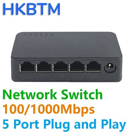 5 Rj45 1000mbps 100mbps