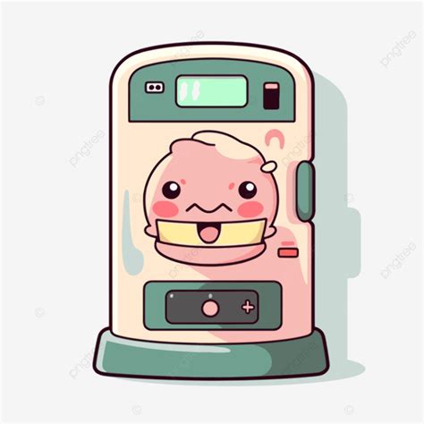 귀여운 자판기 벡터 시험 장치 상표 만화 Png 일러스트 및 벡터 에 대한 무료 다운로드 Pngtree