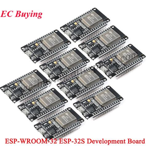 10pcs1pcs Esp32 Wroom 32 Esp 32 Esp 32s Wireless Wifi Development Board Module Ble Dual Core