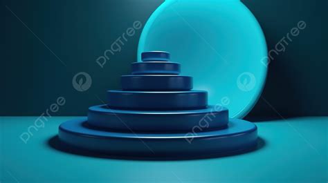 제품 프레젠테이션을 위한 추상 파란색 플랫폼 연단 3d 렌더링된 배경 최소한의 장면 3d 장면 3d 디스플레이 배경 일러스트 및 사진 무료 다운로드 Pngtree