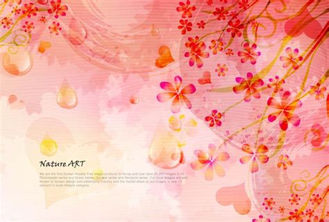 Romantic Floral Pattern Background Design 18232 Free Ai Download 4 Vector