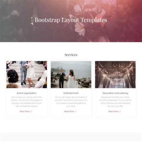 Free HTML Bootstrap Portfolio Template