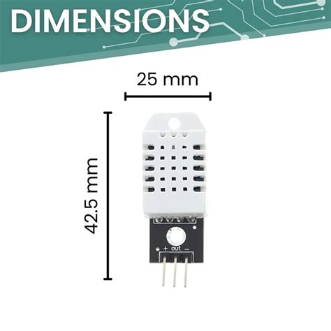 Temperatura E Umidade Sensor Para Arduino Raspberry Pi Incluindo Cabo