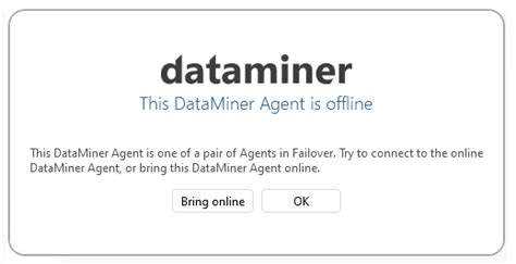 Dataminer Failover Onoff Line Access Dataminer Dojo