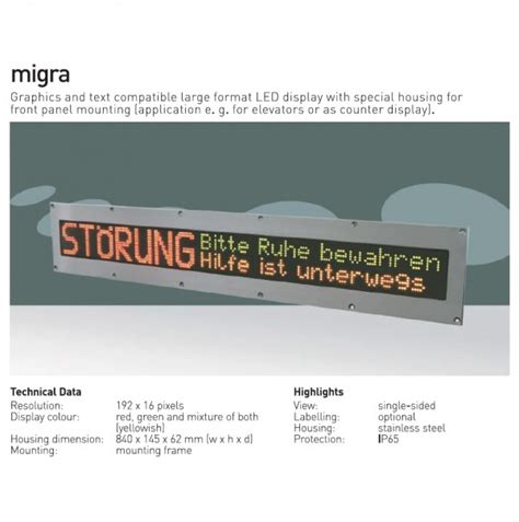 Microsyst Industrial Graphics Compatible Led Displays Metrix Electronics