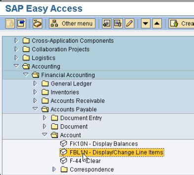 Vendor Line Items Display FBL N Vendor Line Items Display FBL N