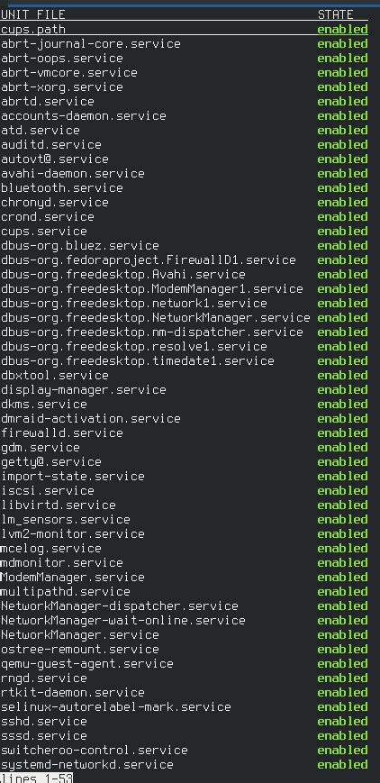 How To List Startup Services At Boot Time In Fedora Linux Nixcraft